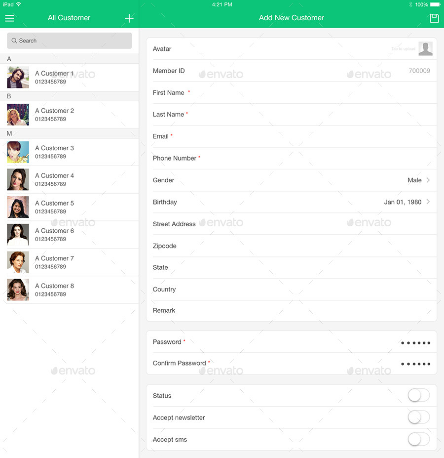 EasyPOS Touch Retails UI Graphic Assets, Web Elements | GraphicRiver